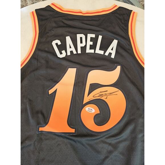 Shirts | Clint Capela Autographedsigned Jersey Psadna Sticker Black ...